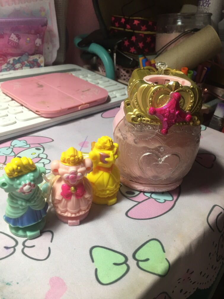 princess precure/pretty cure perfume set with 3 keys, Hobbies & Toys ...