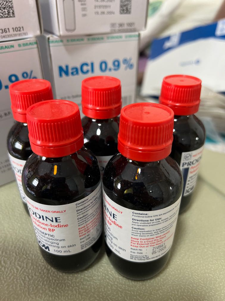 Prodine Iodine Solution, Health & Nutrition, Medical Supplies & Tools ...