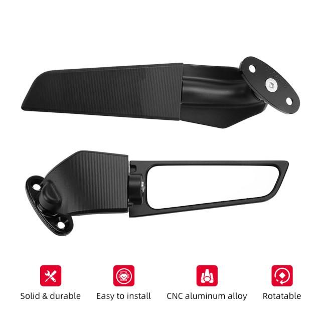 R15v3 R15v4 R3 R25 zx10 zx10r cbr650f stealth mirror winglet mirror r15 ...