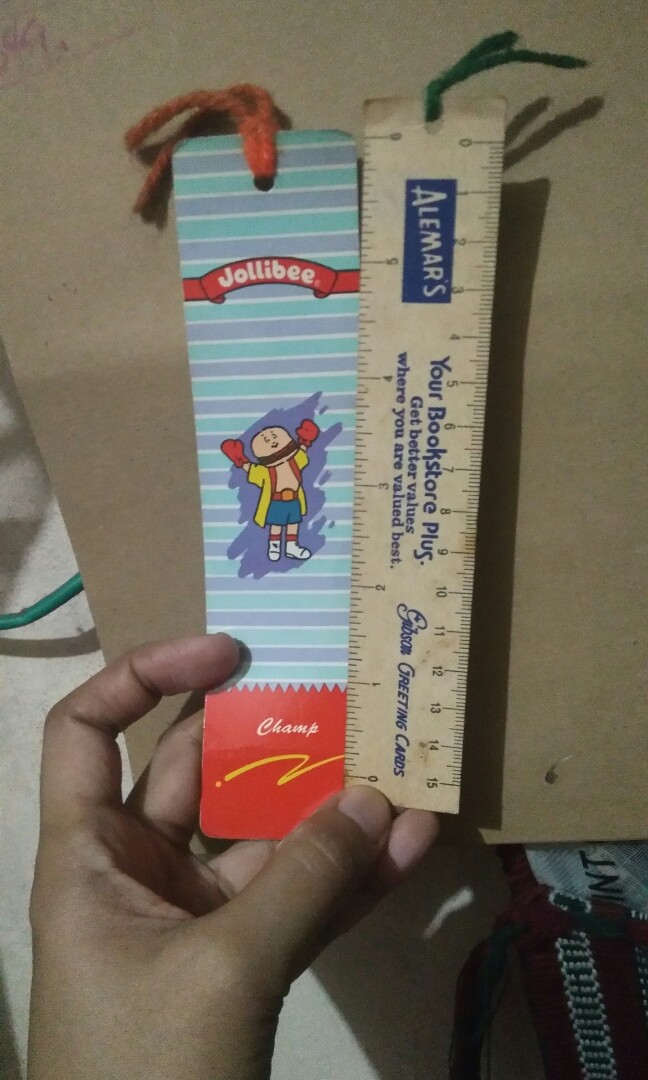 Rare Alemar's Bookstore and Jollibee bookmarks, Hobbies & Toys ...