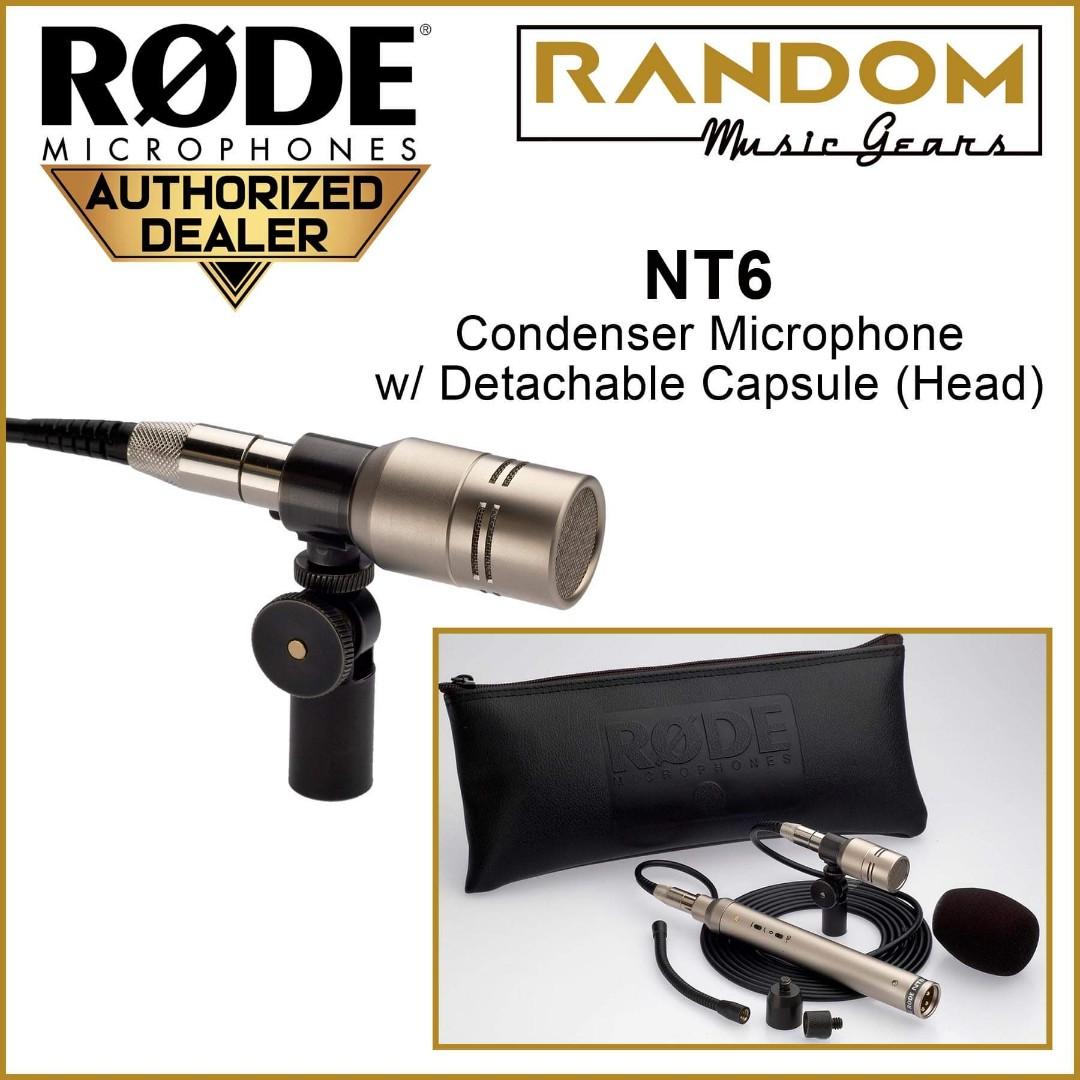 [RØDE] Rode NT6 Condenser Microphone with Detachable Capsule Head ...