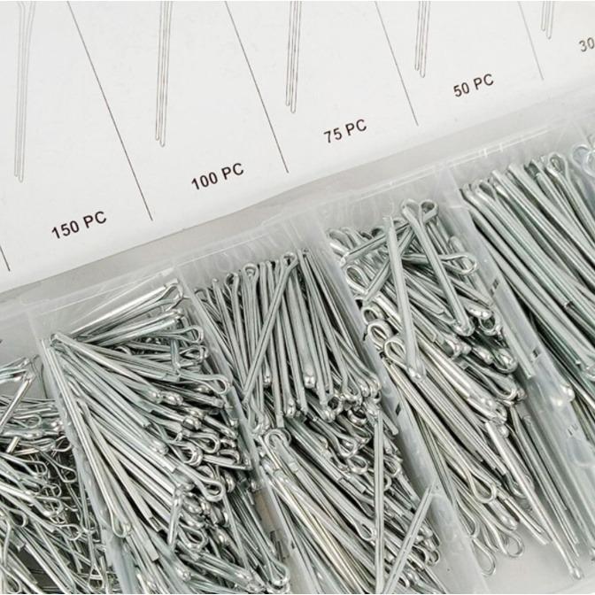 **Ready Stock In Singapore** COTTER PIN SET 555 PIECES With Plastic ...