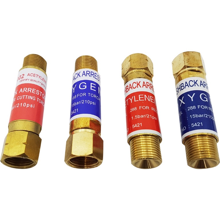 **Ready Stock In Singapore** FLASHBACK ARRESTOR 188/288 Brass Oxygen ...