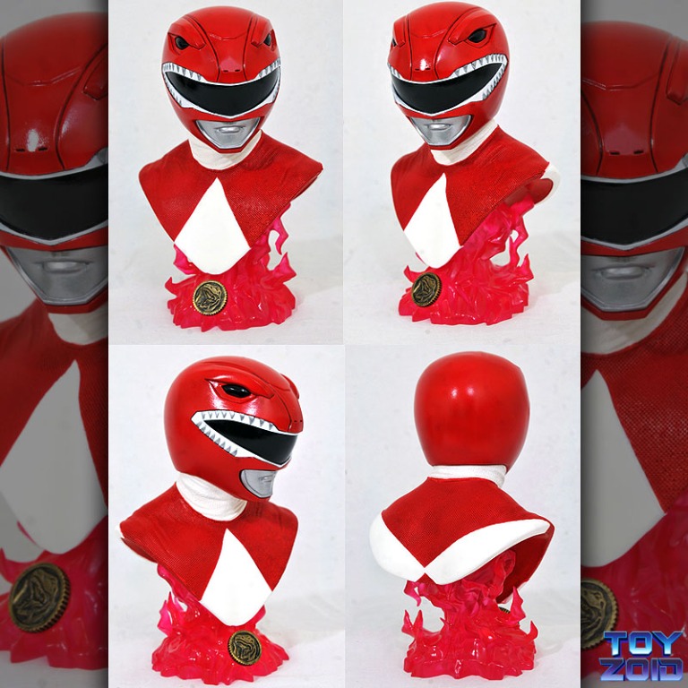Red Ranger Mighty Morphin Power Rangers Legends in 3D 1/2 Scale Limited ...