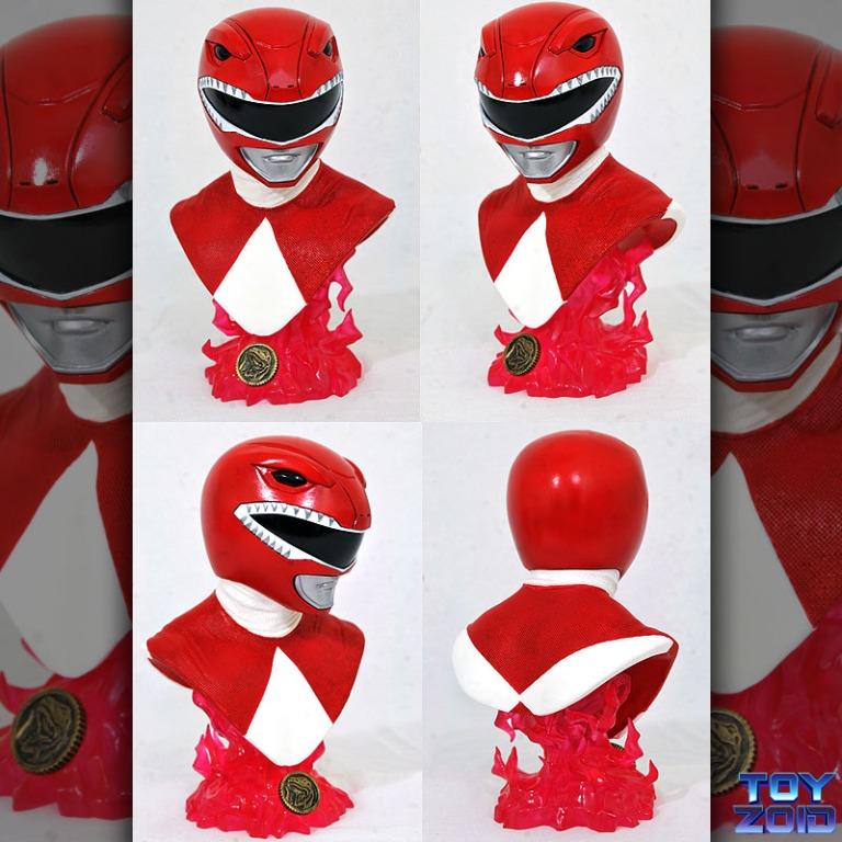 Red Ranger Mighty Morphin Power Rangers Legends in 3D 1/2 Scale Limited ...