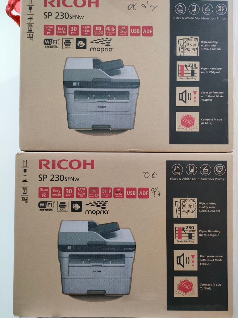 Ricoh SP230SFNW, Computers & Tech, Printers, Scanners & Copiers on Carousell