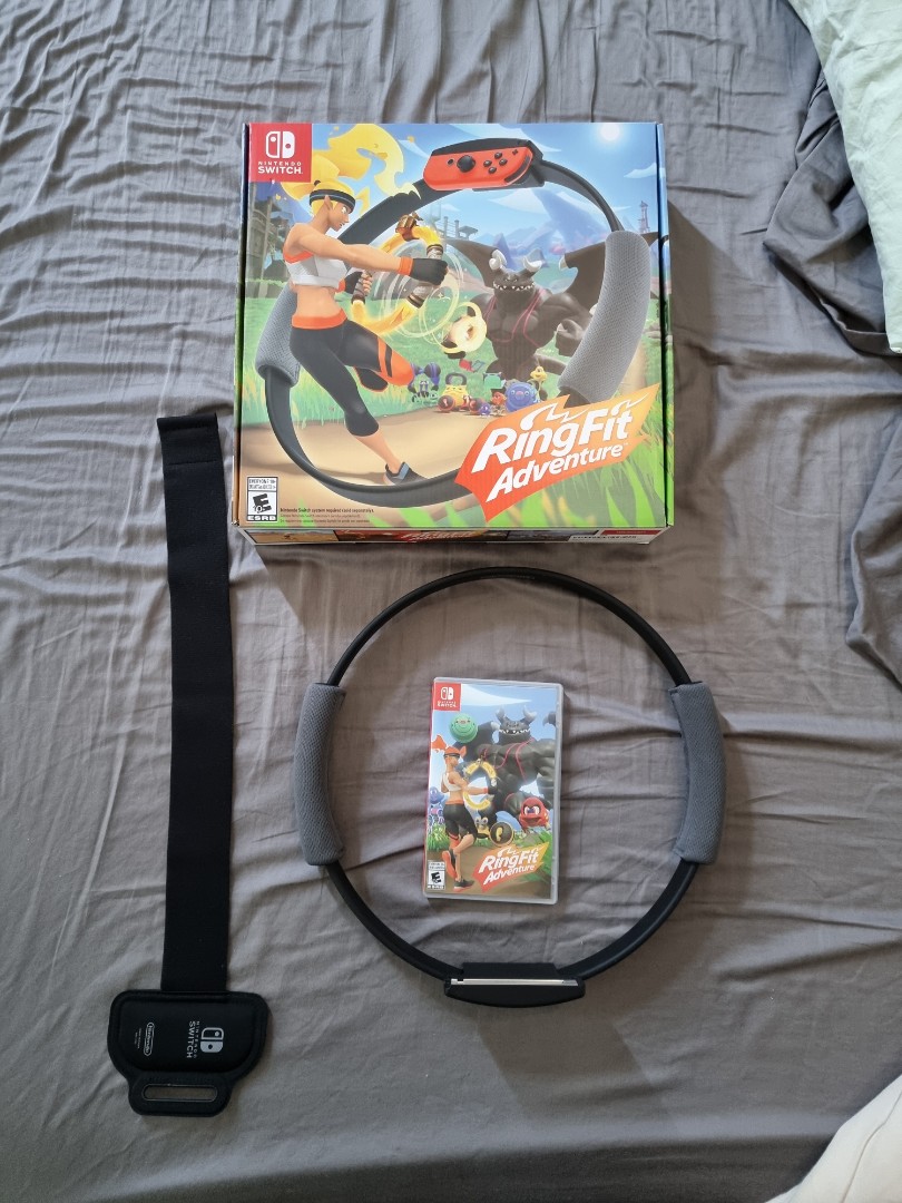 Ring Fit Adventure for Nintendo Switch, Video Gaming, Video Games ...