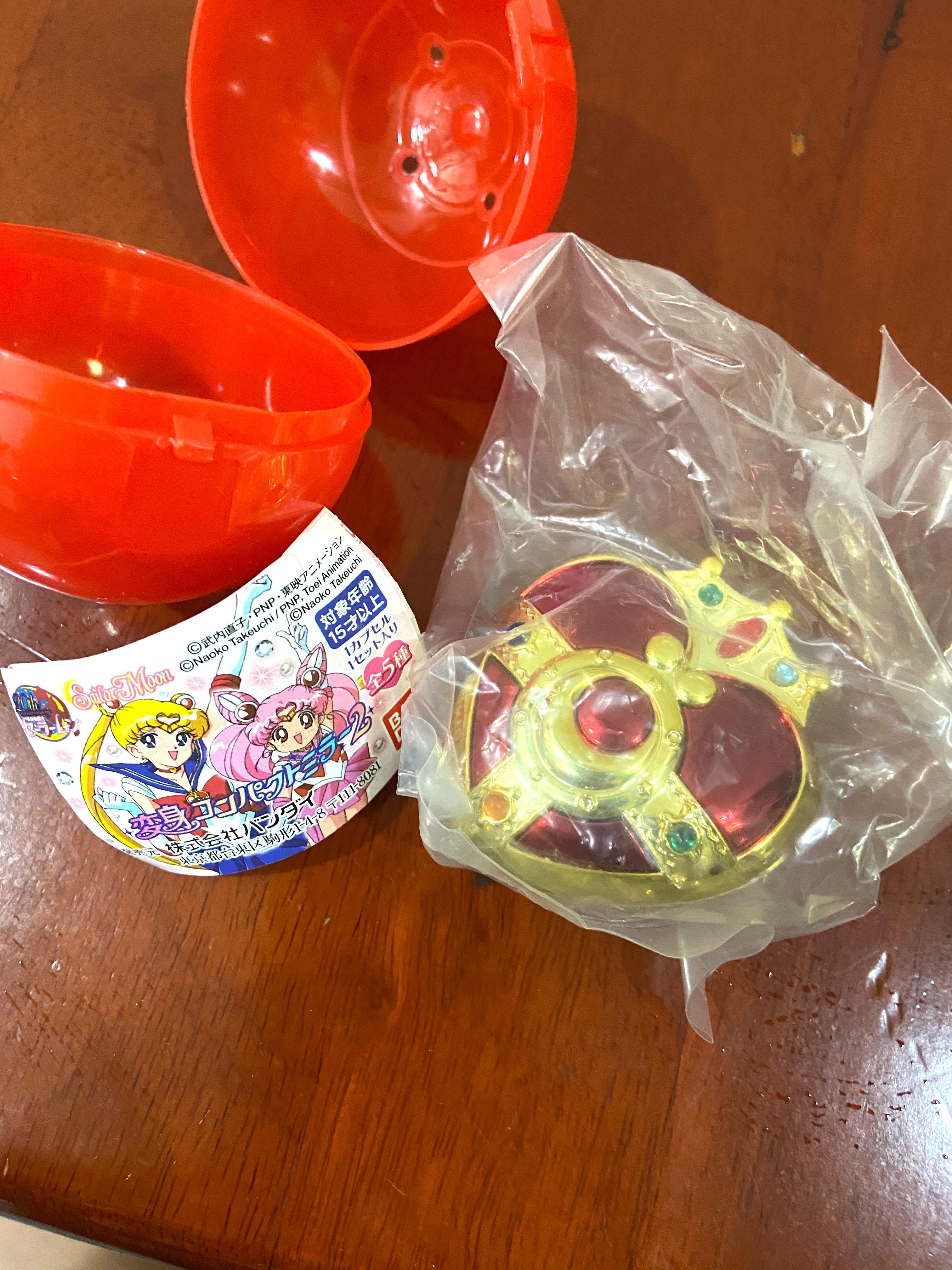 Sailor Moon Transformation Compact Mirror Set 2 Gashapon By Bandai ...