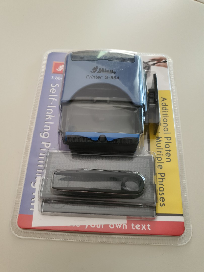 Self-inking Printing Kit, Hobbies & Toys, Stationery & Craft ...