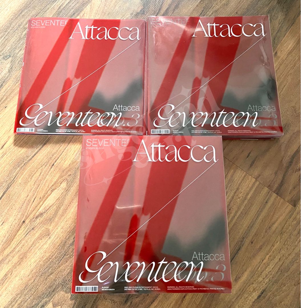 Seventeen Attacca Unsealed (complete inclusions except PC), Hobbies ...
