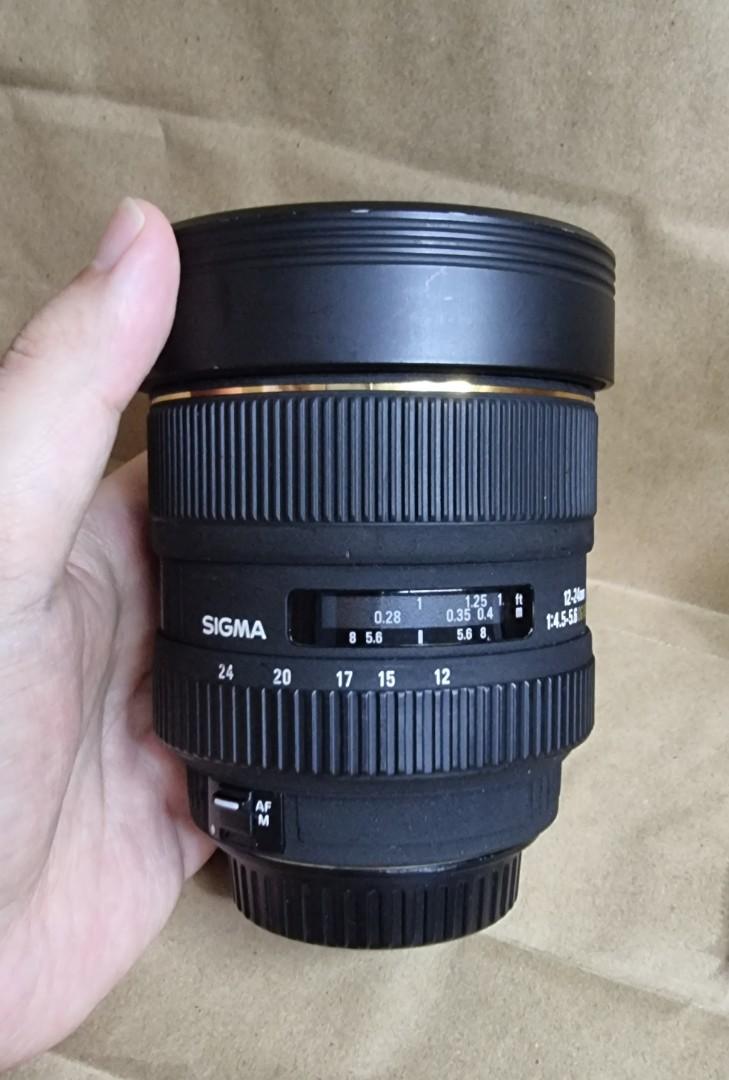Sigma wide angle EF mount , 12-24mm f4.5-5.6, Photography, Lens & Kits ...