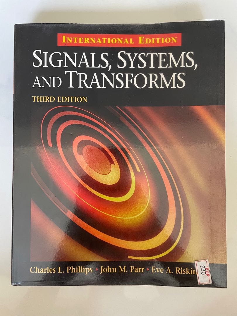 Signal, Systems, and Transformations Book, Hobbies & Toys, Books ...
