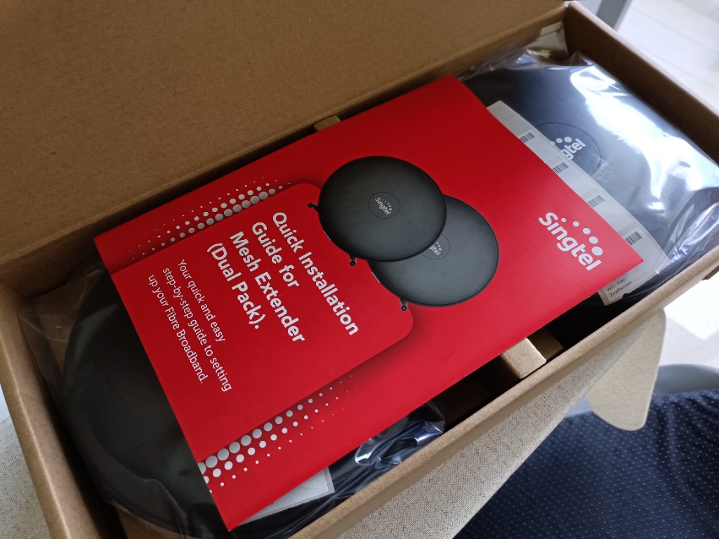 Singtel Wifi Mesh Extender (2 in one box), TV & Home Appliances ...