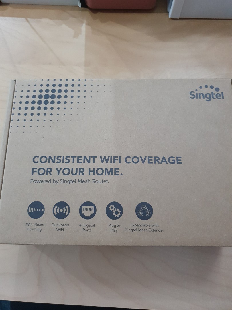 Singtel Mesh Router, Computers & Tech, Office & Business Technology on ...