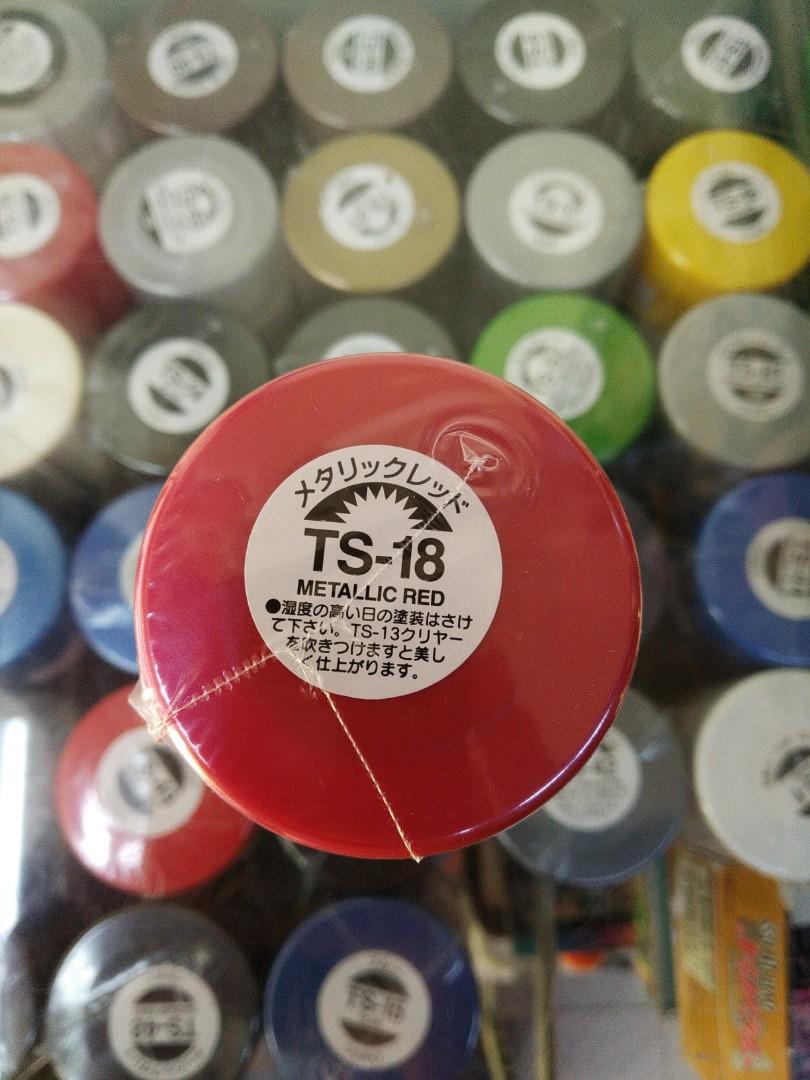 Tamiya TS-18 Metallic Red Spray Paint For Plastic, Hobbies & Toys ...
