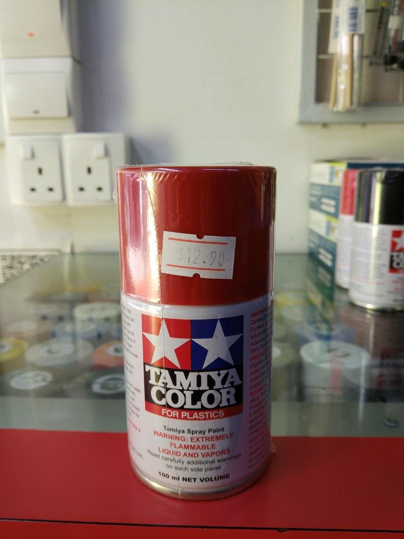 Tamiya TS-18 Metallic Red Spray Paint For Plastic, Hobbies & Toys ...
