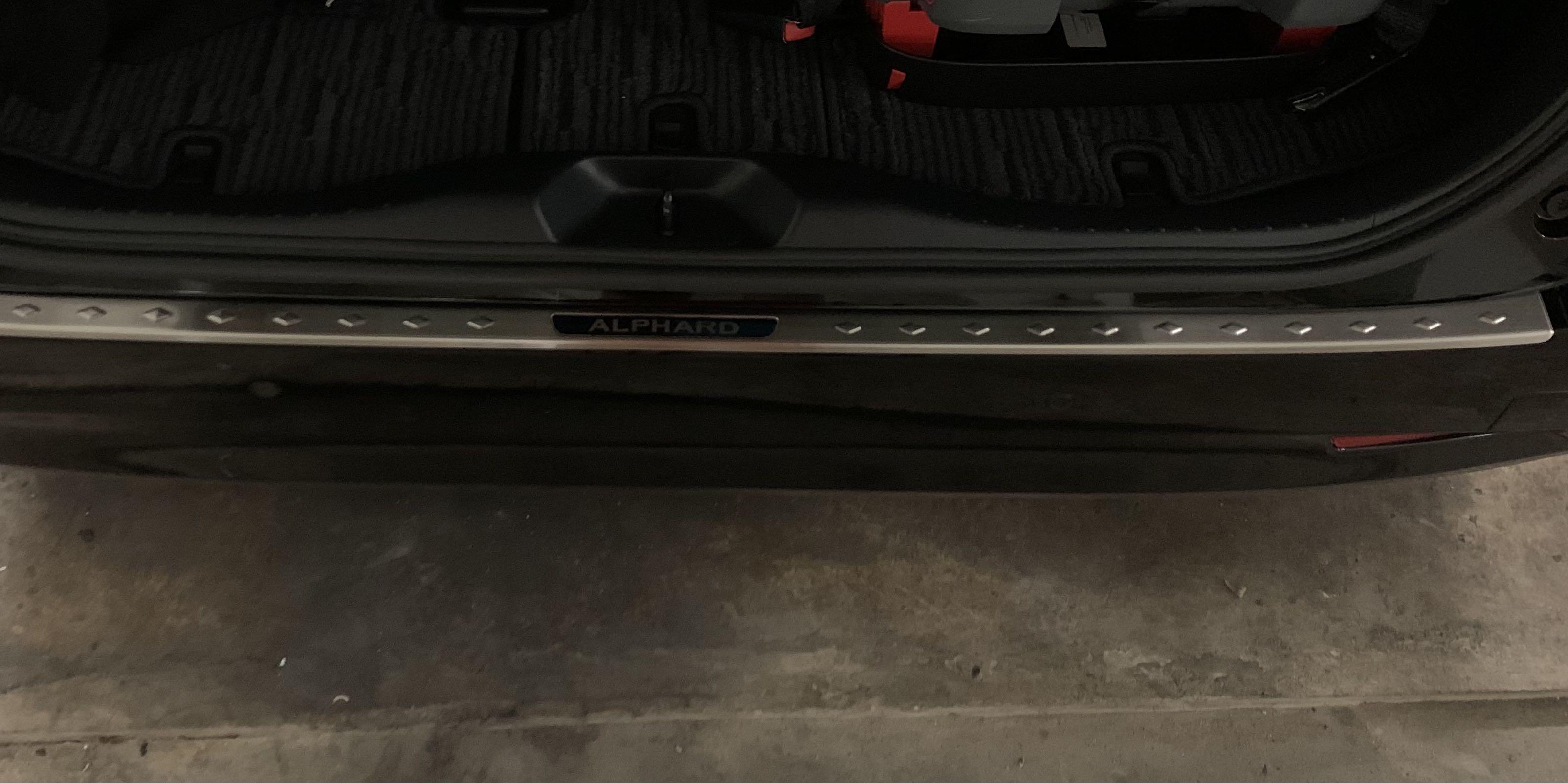 Toyota Alphard/Vellfire Rear Bumper Protector, Car Accessories ...