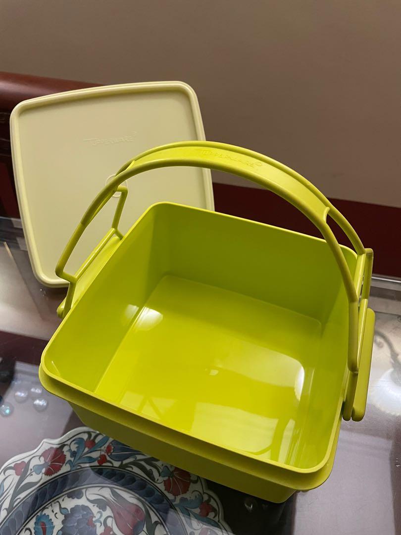 Tupperware Jumbo Goody Box with Cariolier, Furniture & Home Living ...