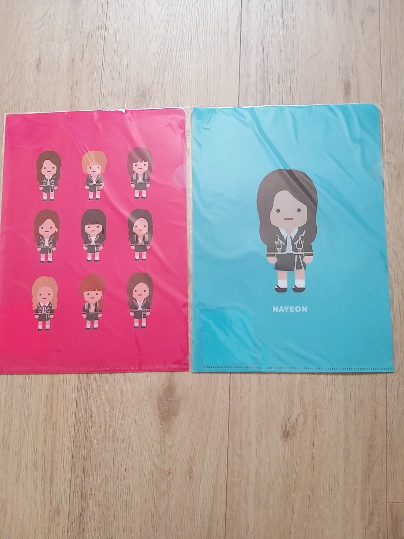 Twice Character (Original) A4 plastic file $4 Each, Hobbies & Toys ...