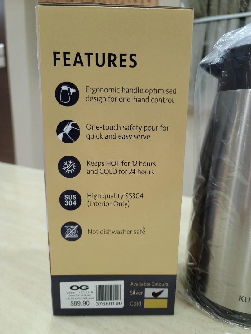 Vacuum Flask 1.5L, Furniture & Home Living, Kitchenware & Tableware ...