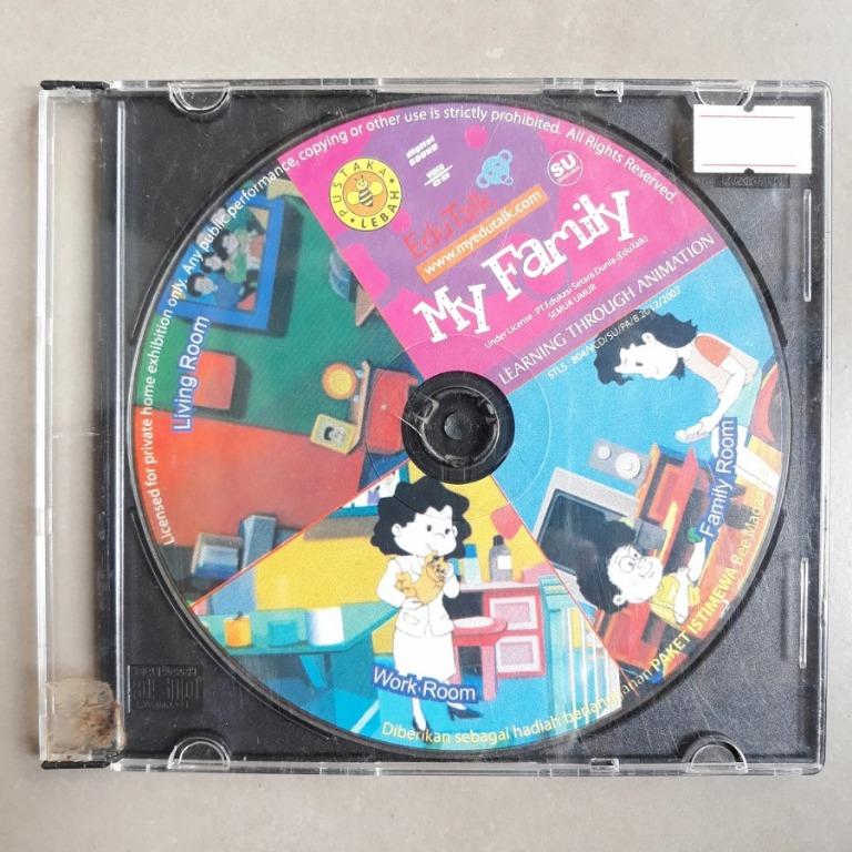 VCD Pustaka Lebah Learning Through Animation - My Family, Musik & Media ...