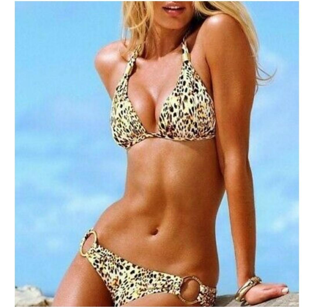 Victorias Secret Leopard Print Bikini Womens Fashion Swimwear