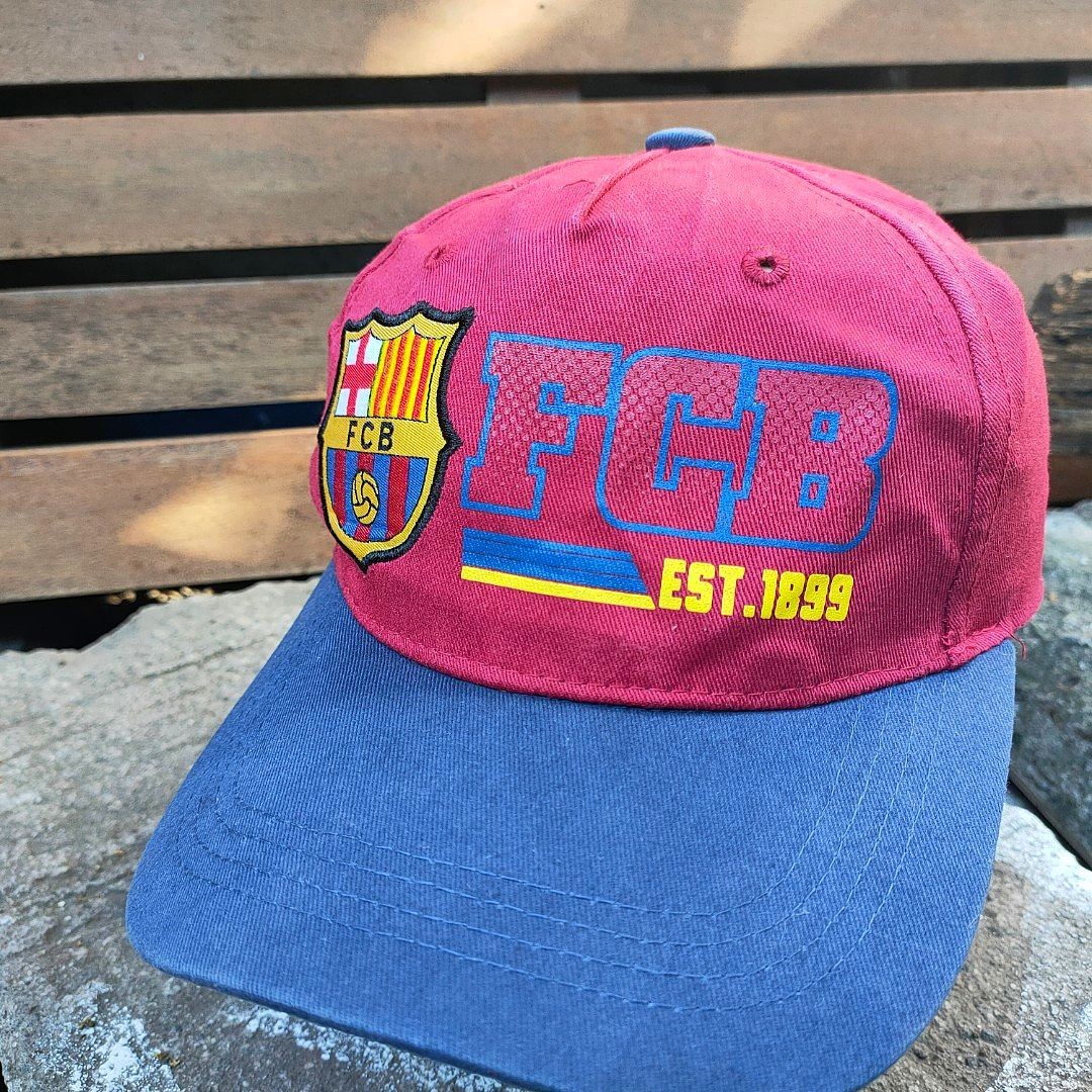VINTAGE FC BARCELONA CAP (FCB LOGO PATCH), Men's Fashion, Watches ...