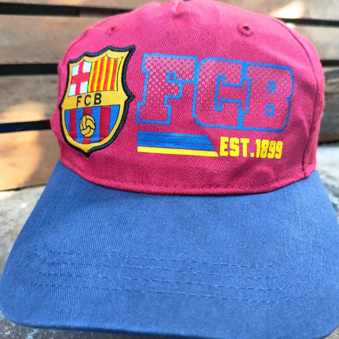 VINTAGE FC BARCELONA CAP (FCB LOGO PATCH), Men's Fashion, Watches ...