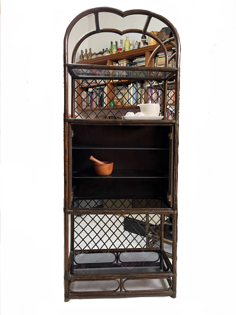 Vintage Rattan Cane Shelves, Furniture & Home Living, Furniture ...
