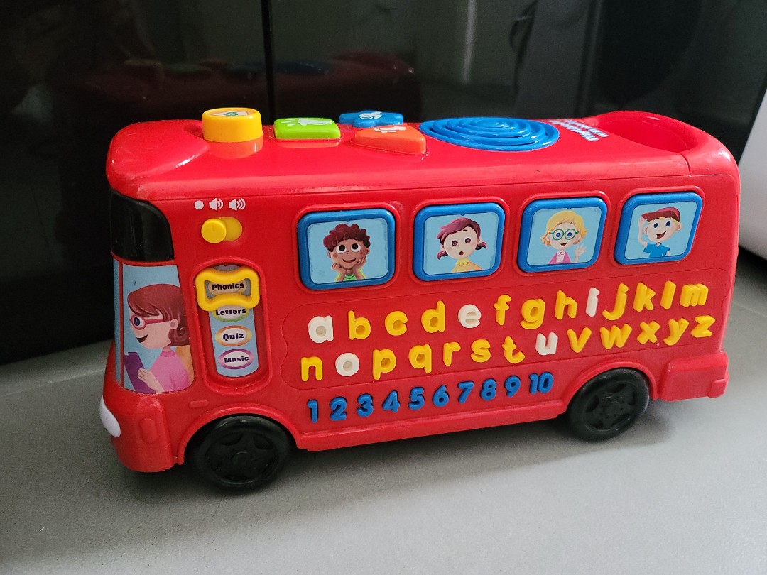 Vtech School Bus Toy, 兒童＆孕婦用品, 嬰兒玩具 - Carousell