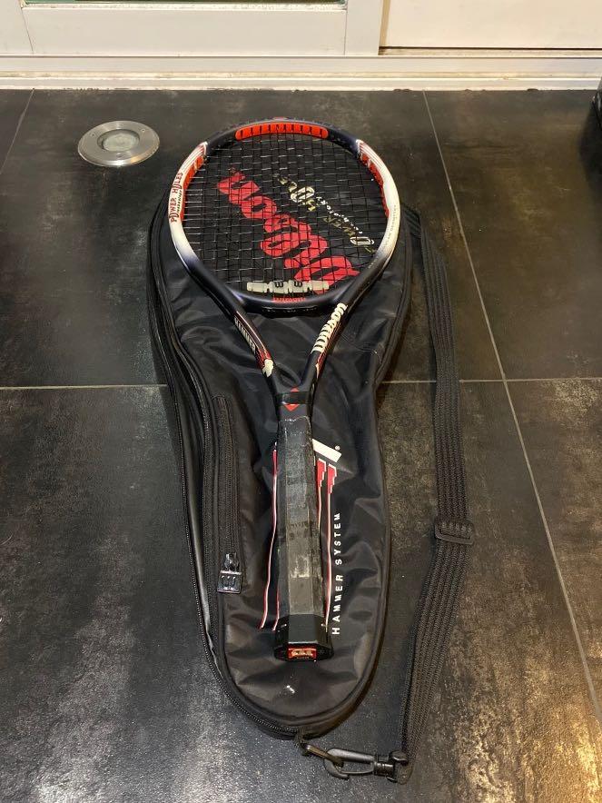 Wilson Hammer 6.4 Tennis Racket 網球拍, 運動產品, 運動與體育, 運動與體育 - 球拍和球類運動 ...