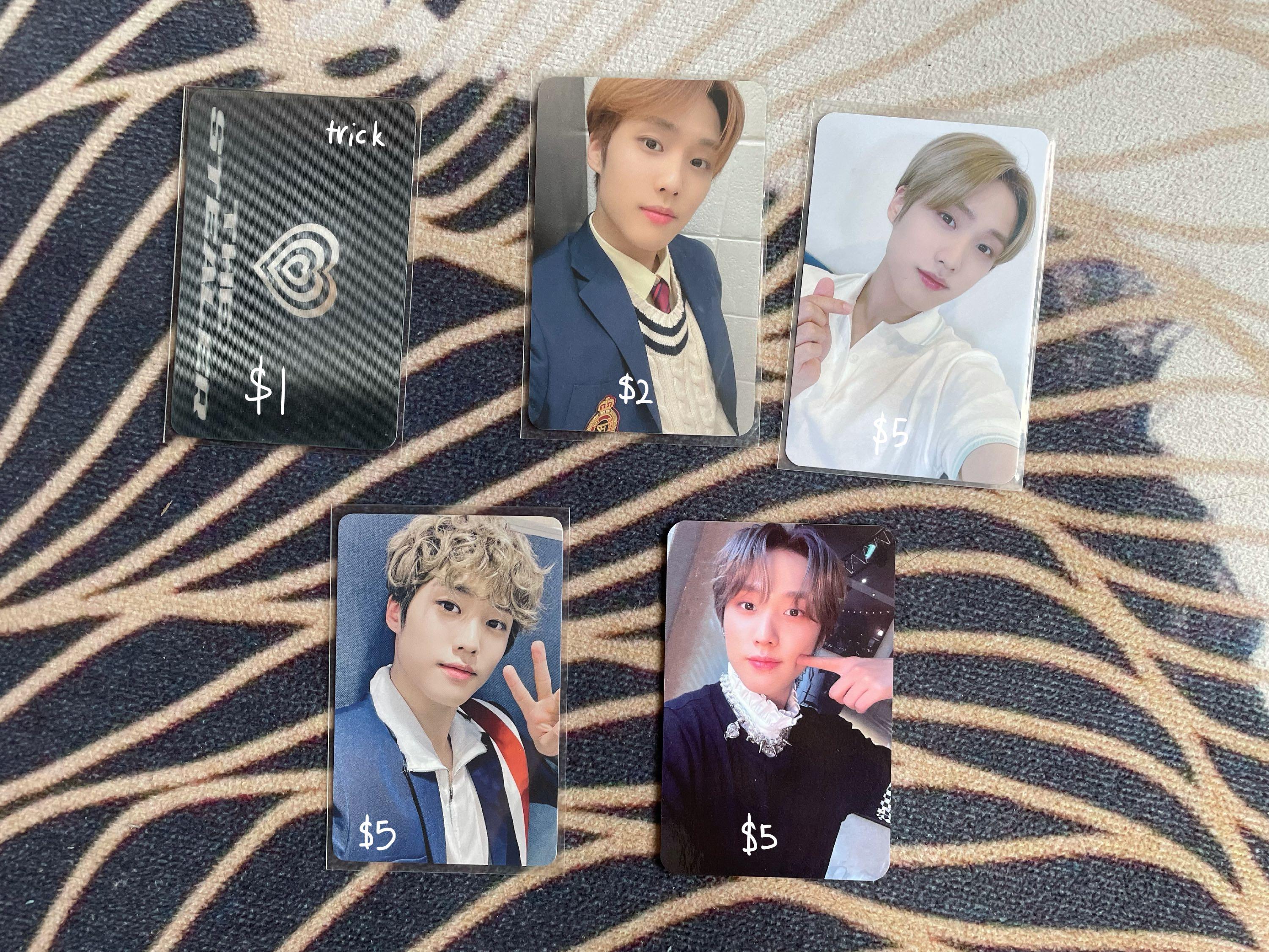 wts the boyz tbz photocards kevin sangyeon haknyeon jacob changmin ...