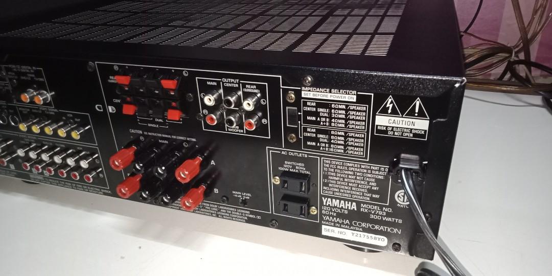 Yamaha RX-V793 5.1 Av Receiver, Audio, Soundbars, Speakers & Amplifiers ...