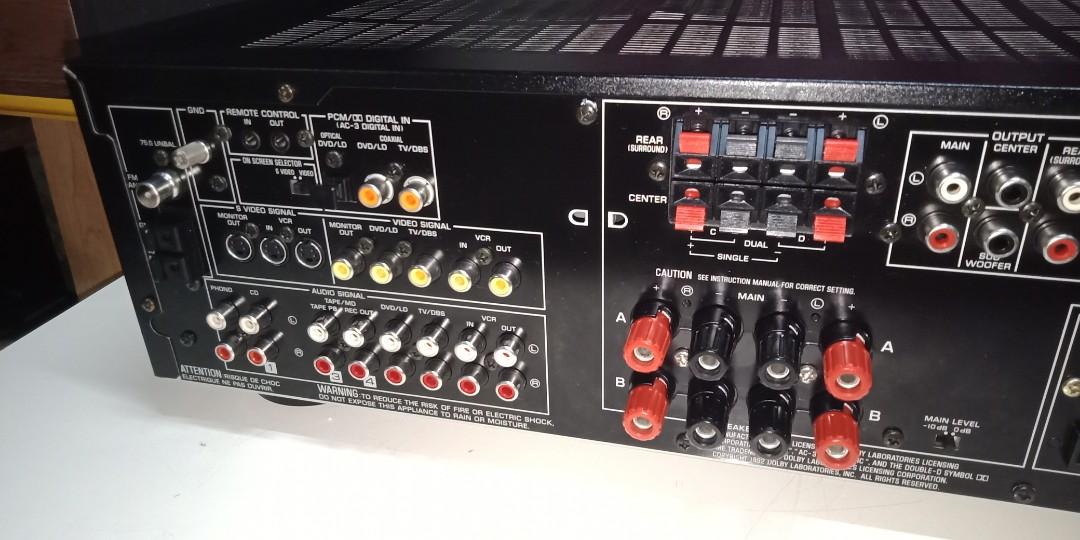 Yamaha RX-V793 5.1 Av Receiver, Audio, Soundbars, Speakers & Amplifiers ...