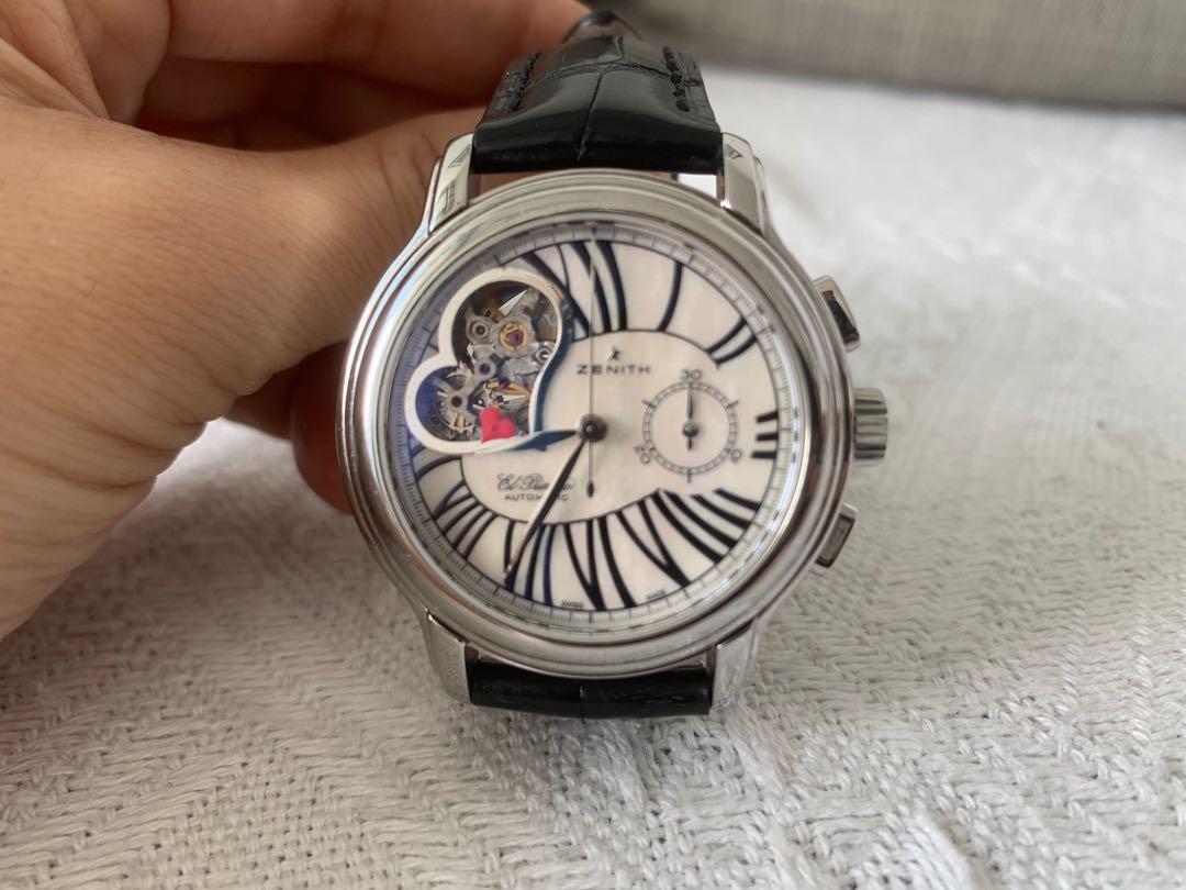 Zenith El primero open heart, Luxury, Watches on Carousell