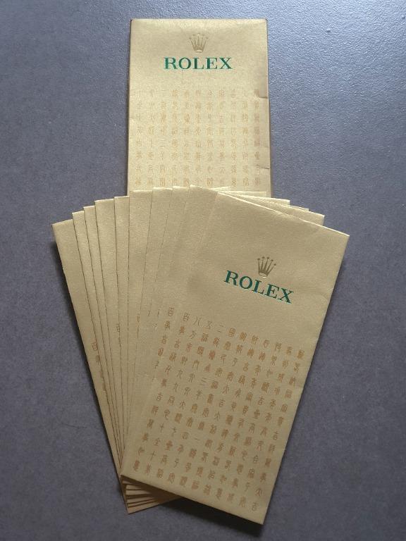 [1] ROLEX Hong Bao/Ang Pao/Ang Bao/Ang Pow/Red Packet, Hobbies & Toys ...