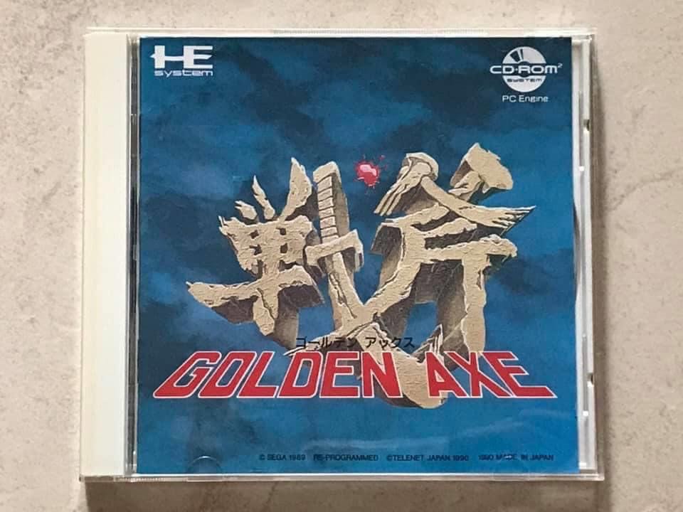 日版 PCE PC ENGINE CD ROM GOLDEN AXE 戰斧 追加新場景及OP ENDING 經典橫向動作遊戲, 電子遊戲 ...