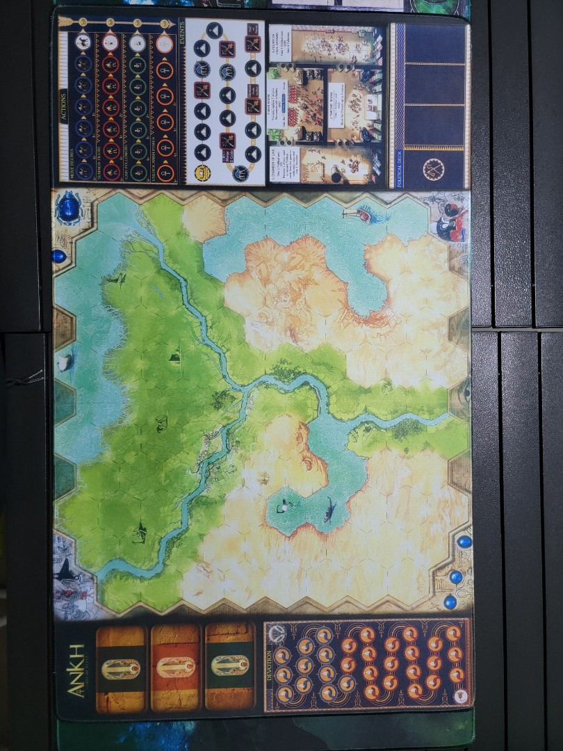Ankh Gods of Eygpt Custom Playmat, Hobbies & Toys, Toys & Games on ...