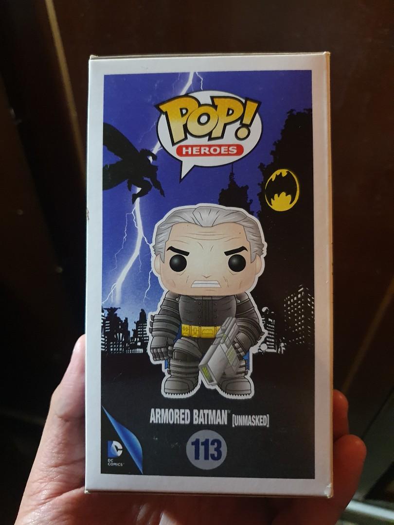 Armored Batman Unmasked Funko, Hobbies & Toys, Toys & Games on Carousell