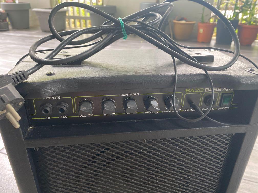 Ashton BA20 20 Watts bass guitar ampliffier, Hobbies & Toys, Music ...