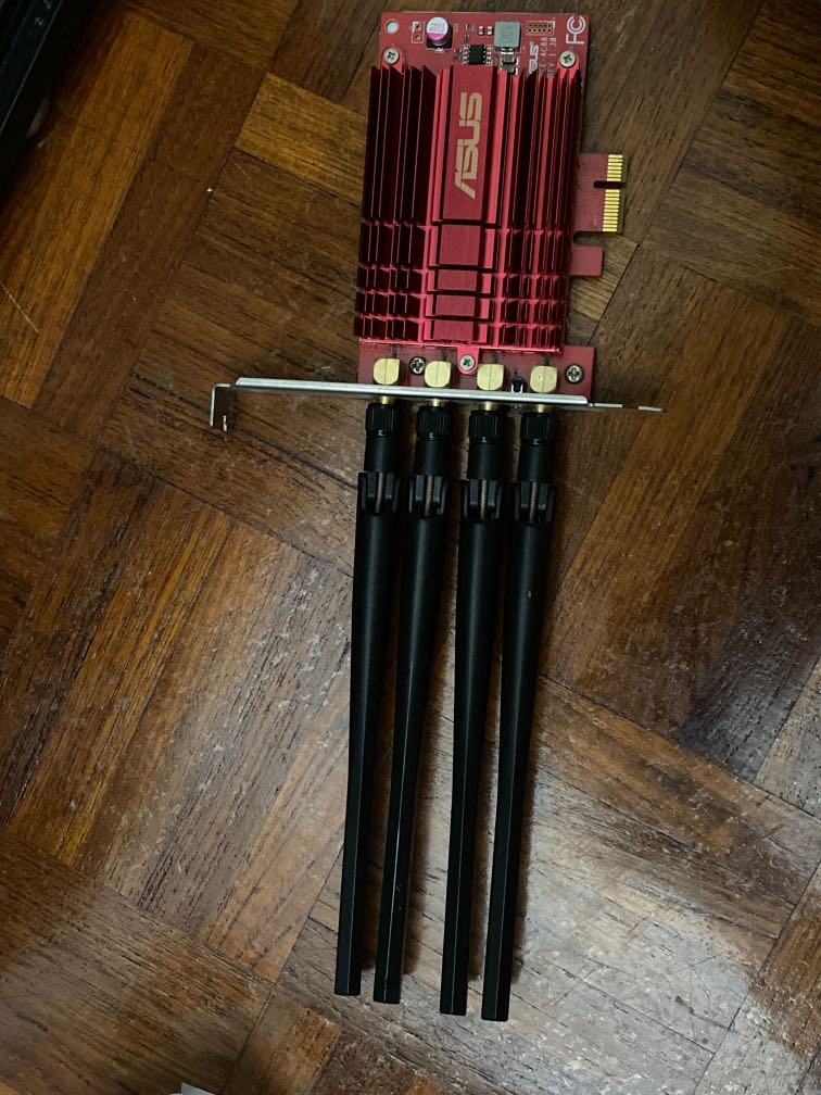 Asus PCE-AC88 Wifi Adaptor PCIE Card, Computers & Tech, Parts ...