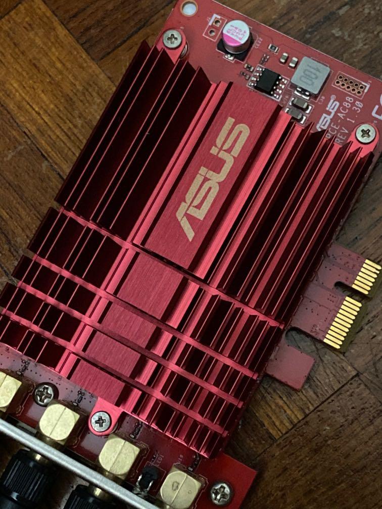 Asus PCE-AC88 Wifi Adaptor PCIE Card, Computers & Tech, Parts ...