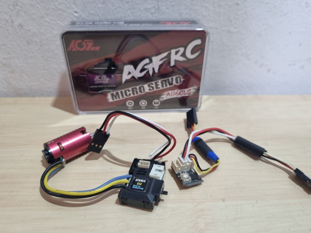 Atomic mini-z drift electronic gl racing agfrc servo, Hobbies & Toys ...