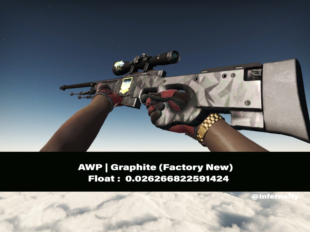 AWP Graphite FN CSGO SKINS KNIVES, Video Gaming, Gaming Accessories, In ...