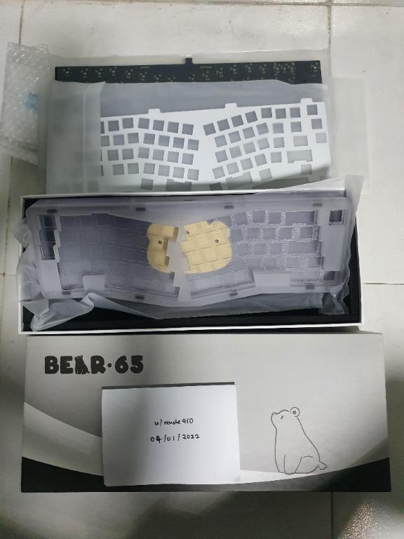 Bear65 Custom Ergo Keyboard Kit, Computers & Tech, Parts & Accessories ...