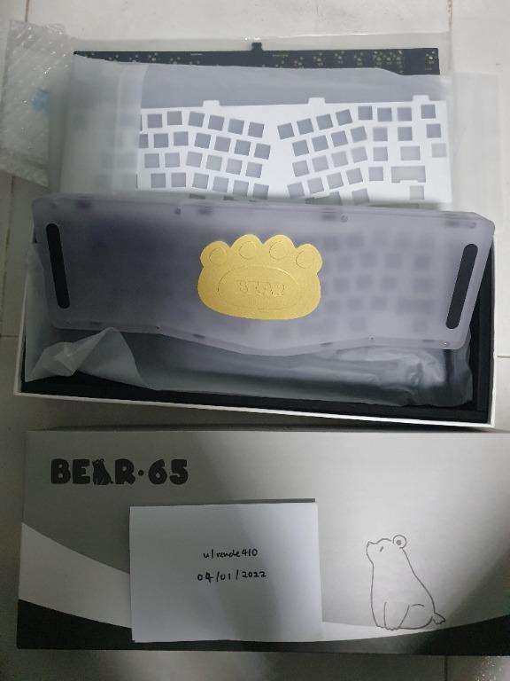 Bear65 Custom Ergo Keyboard Kit, Computers & Tech, Parts & Accessories ...
