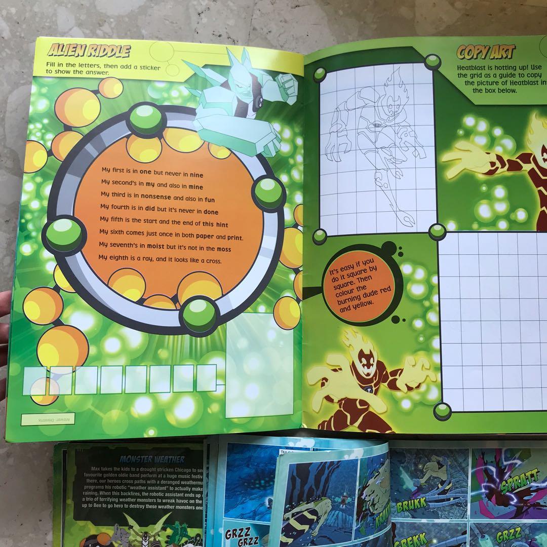 Ben Ten book collection, Hobbies & Toys, Books & Magazines, Children's ...