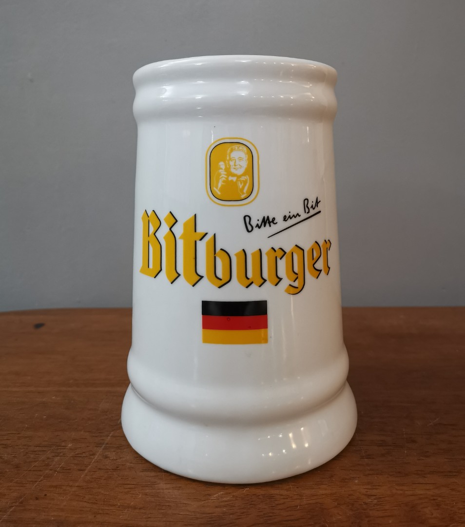 Bitburger beer mug large, Furniture & Home Living, Home Decor, Vases ...
