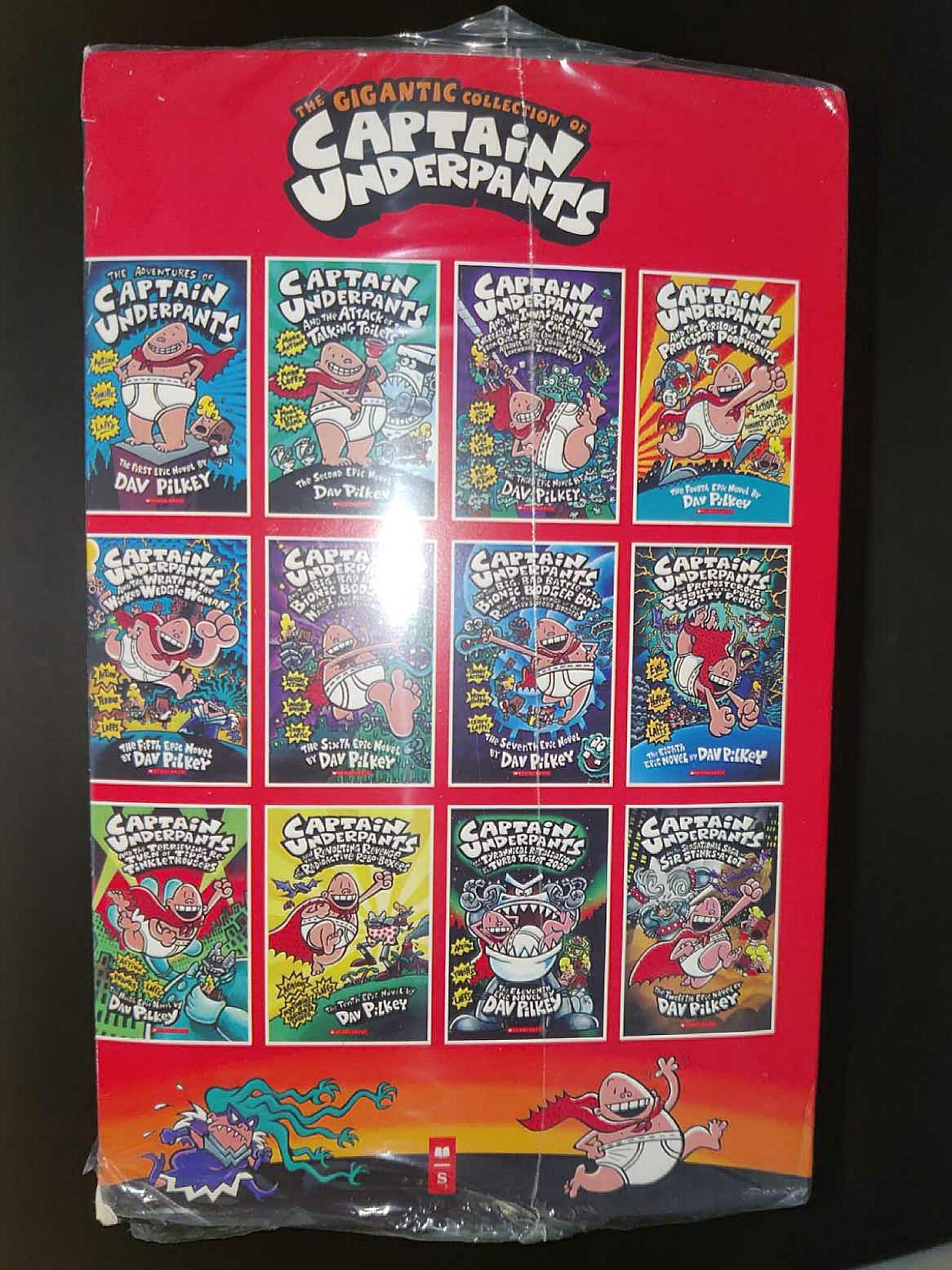 BNIB Captain Underpants 12 book set - Gigantic Collection, Hobbies ...