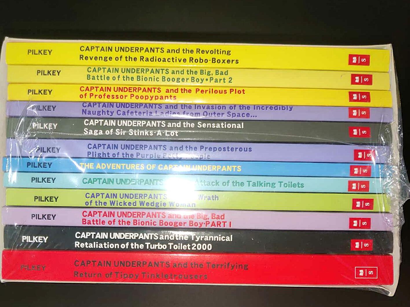 BNIB Captain Underpants 12 book set - Gigantic Collection, Hobbies ...